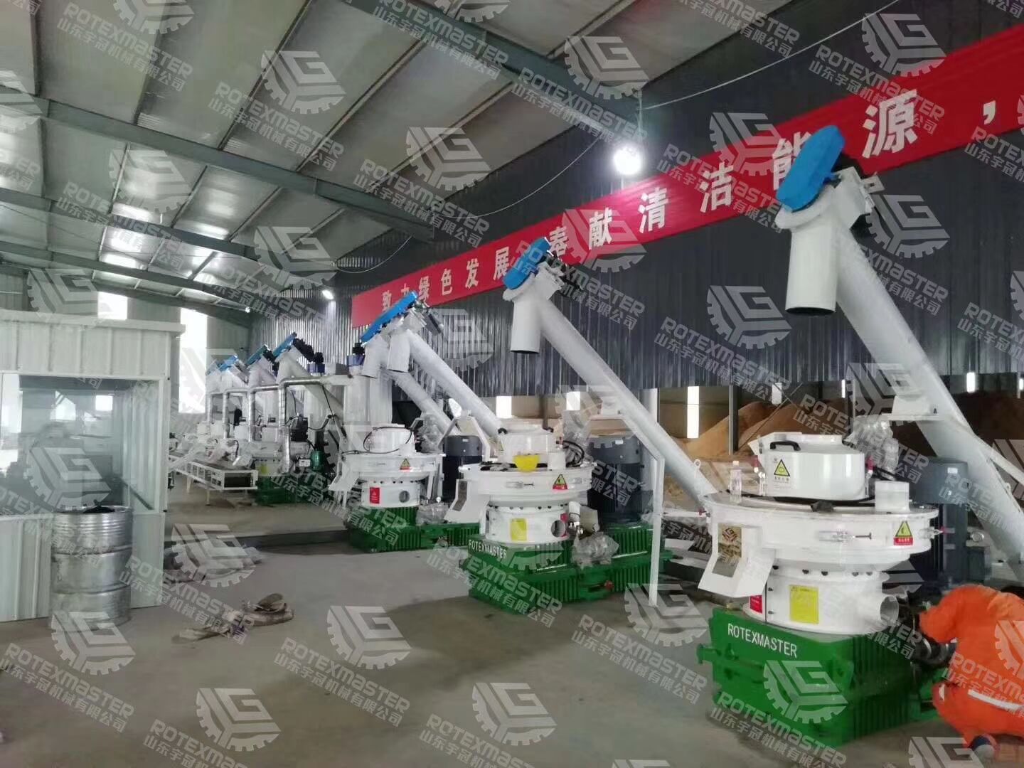 ROTEX MASTER Brand - YGKJ 700 Wood Pellet Machine - Vertical ...