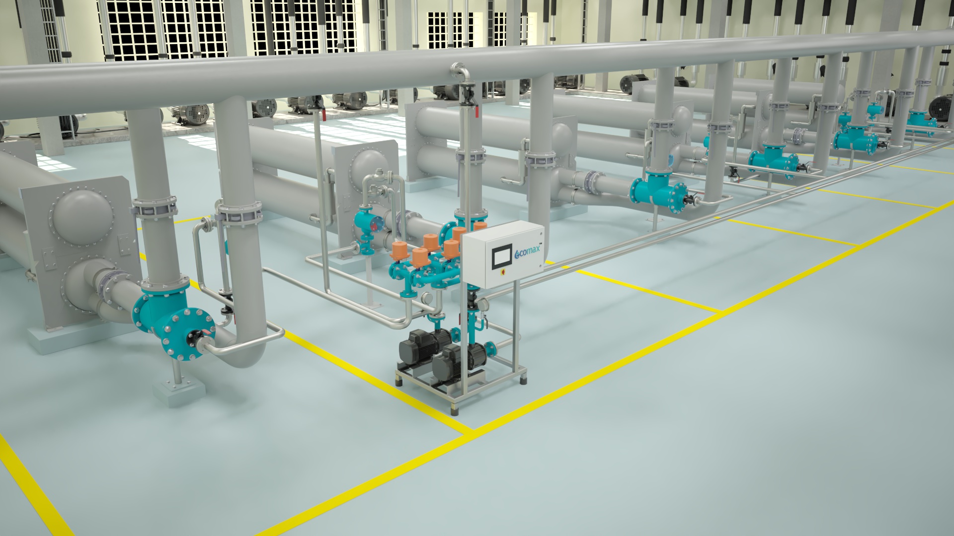 Ecomax-HE®-Heat Exchanger Tube Cleaning System For Process