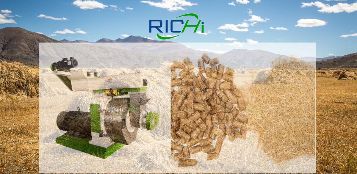 Biomass straw pellet device makes full utilization of straw