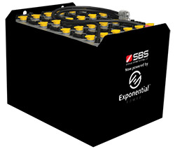 Forklift Batteries - PzS DIN Battery by Exponential Power