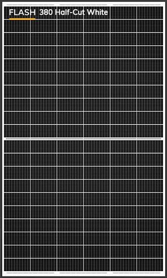 Flash - 380 - Flash - Photovoltaic - Half-Cut White ...
