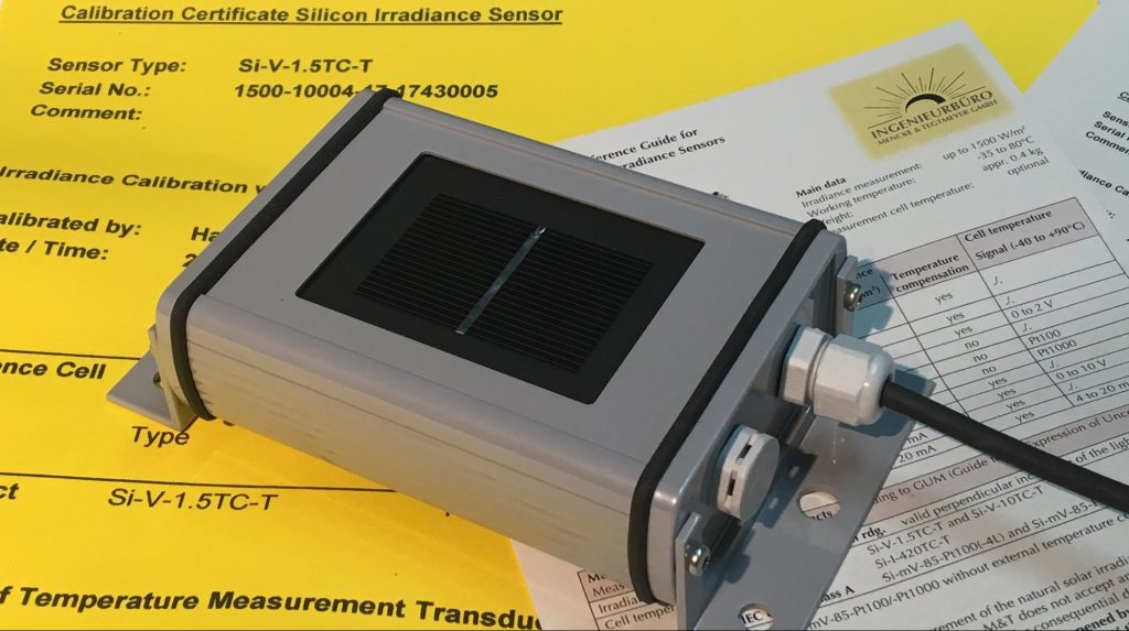 IMT Silicon Solar Irradiance Sensor/ PV Reference Cell