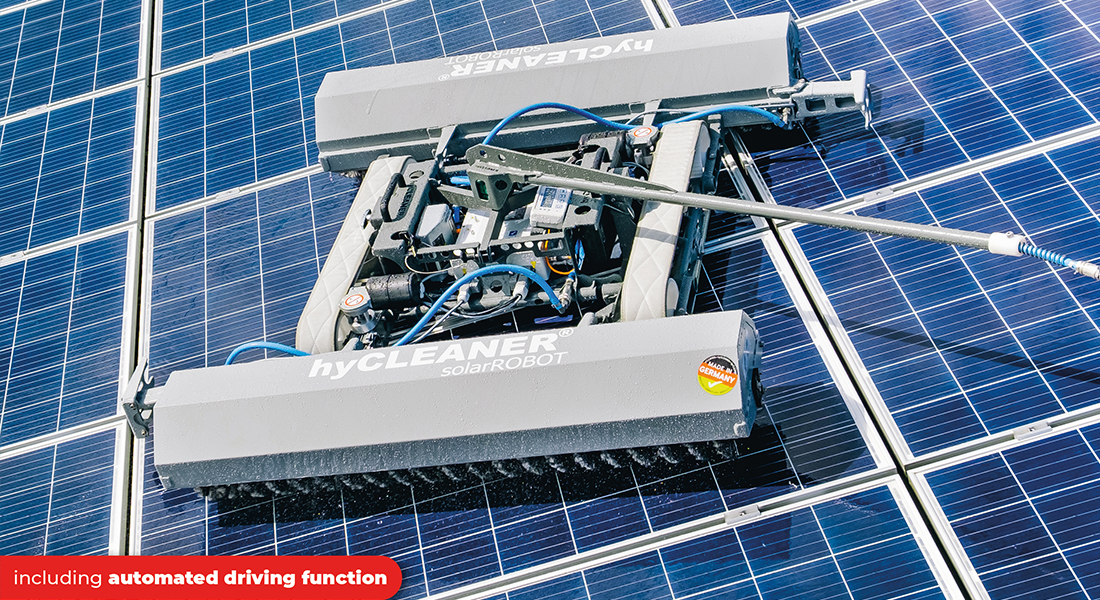 Hycleaner Solarrobot Solar Panel Cleaning Robot