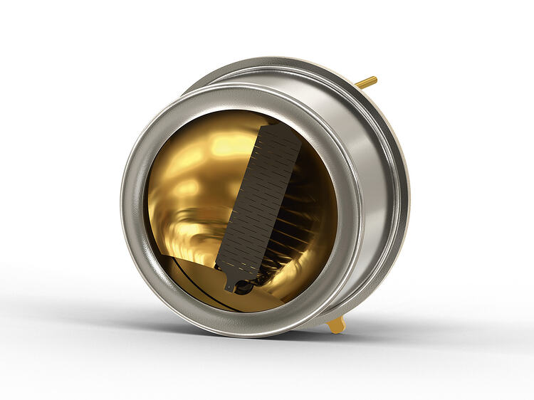 Thermal Infrared Emitter With Gold Plated Reflectorw