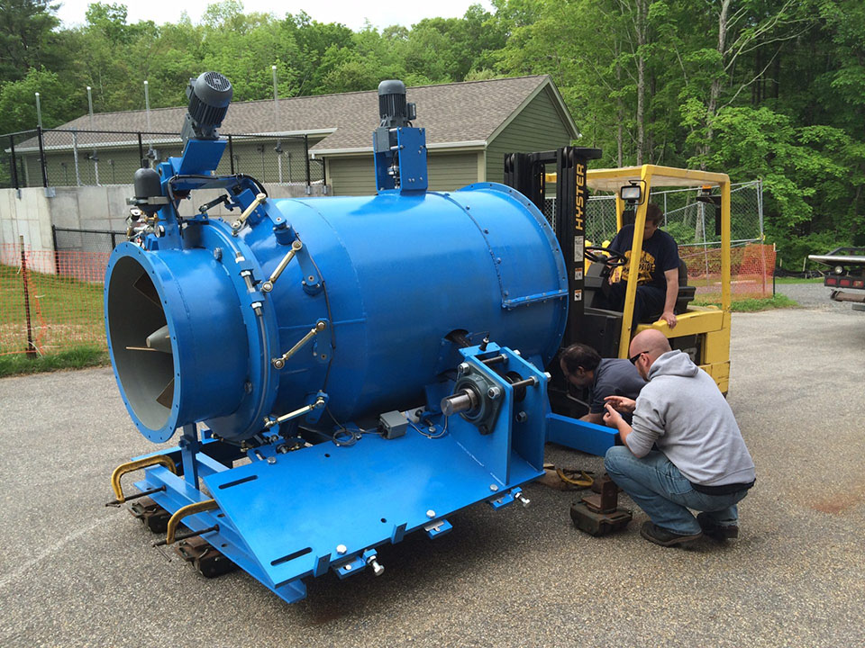 Nuturbine - Modular, Low-Head Hydro Turbine By Nustreem LLC