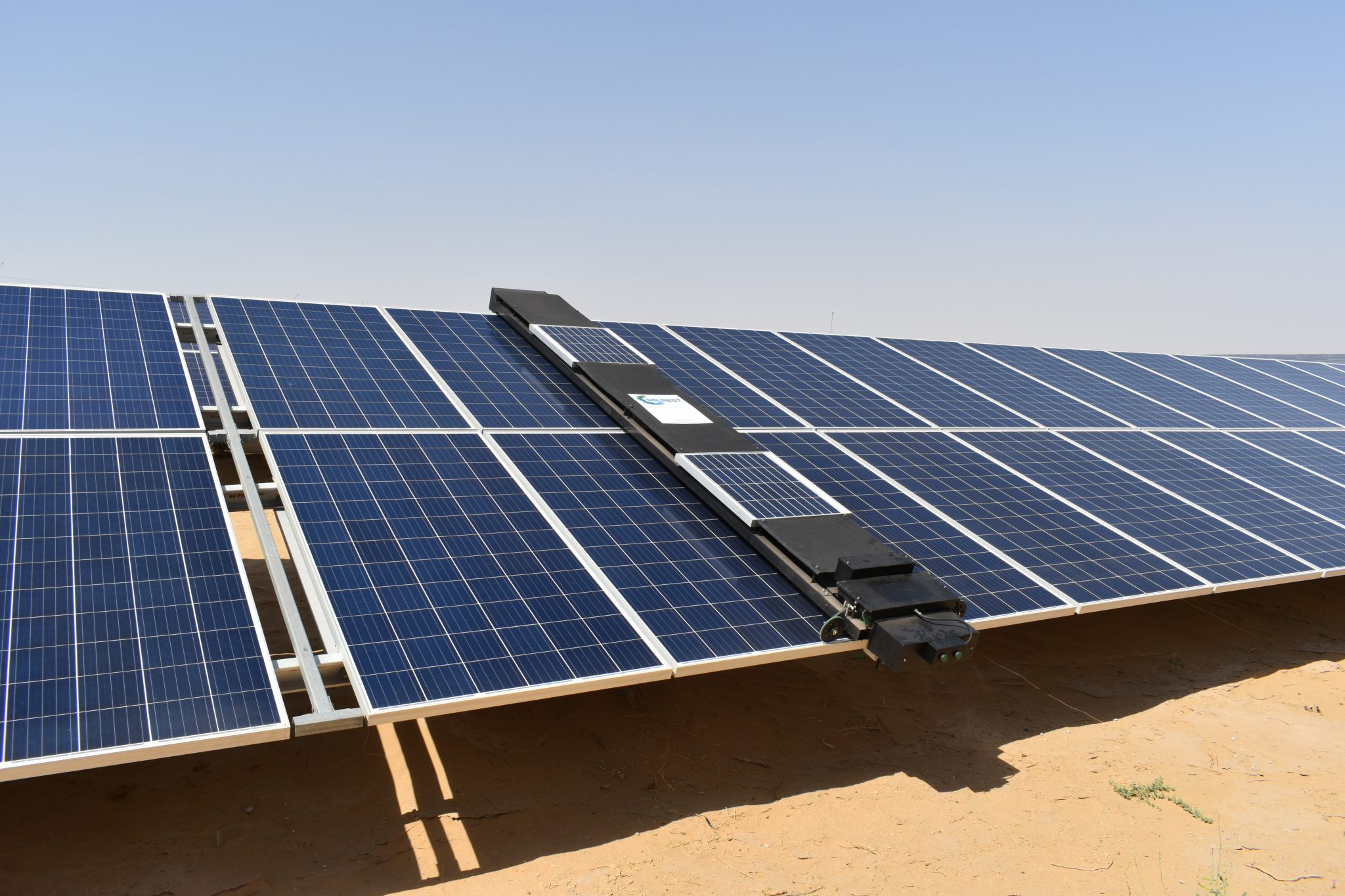 Automatic Solar Panel Cleaning System by Solobot Technologies ...