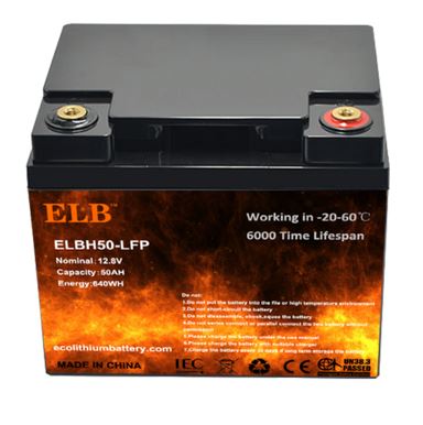 ELB - 12V 50Ah - Lifepo4 Batteries - 12V Lithium Batteries