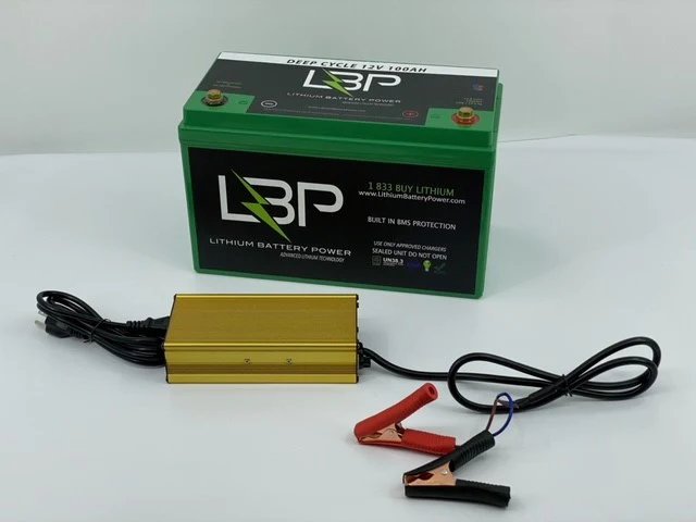Kayak Batteries - 12V100Ah Kayak Kit by Lithium Battery Power LLC