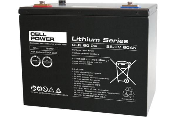 Cellpower - CLN 60 – 24 - Lithium Battery by Intercel ...