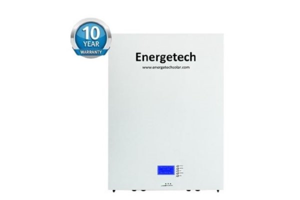 Energetech Solar - Wall-Mounted Lithium Battery Energy ...