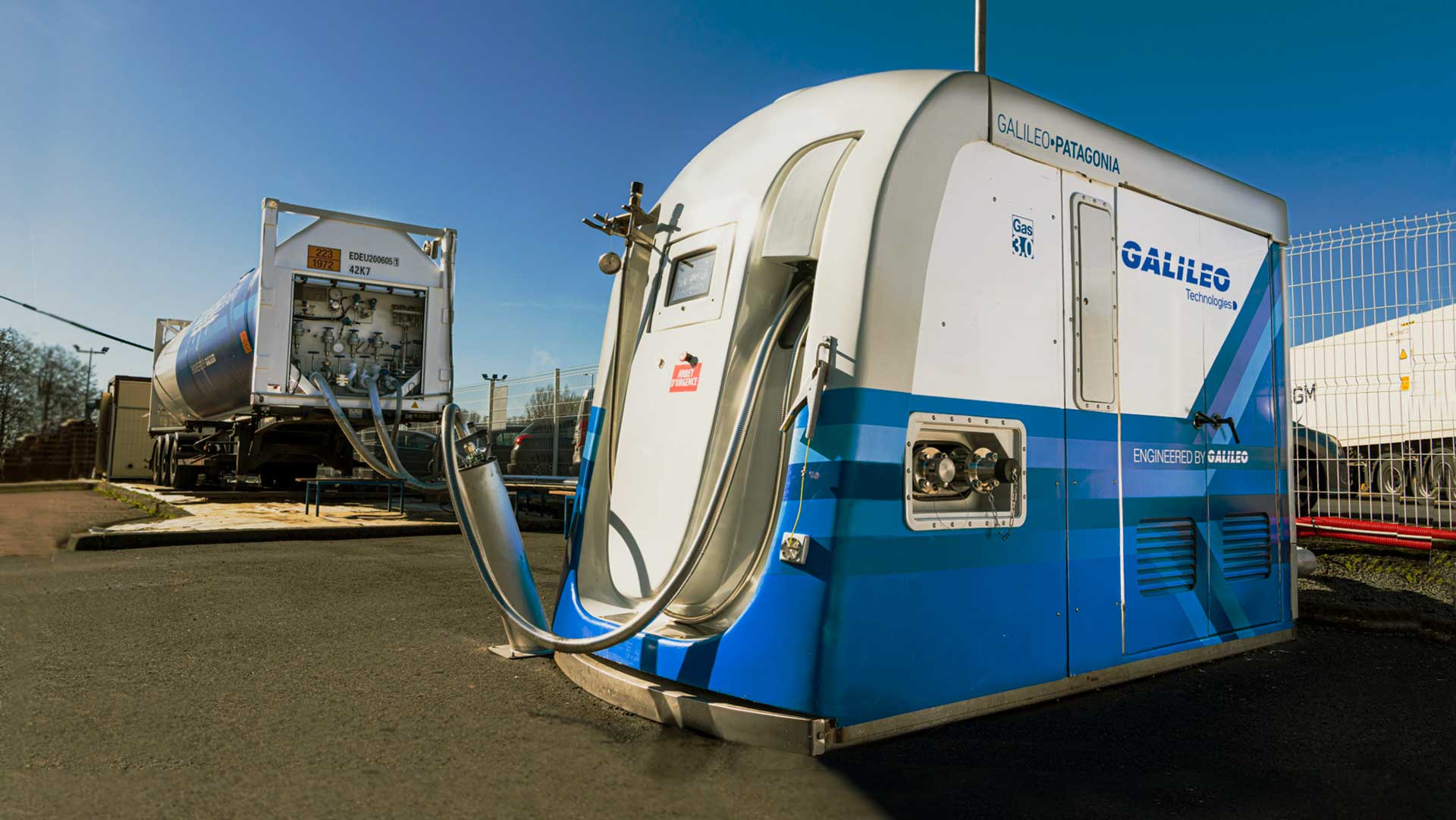 Galileo Patagonia Smart Station For Refueling LNG And LCNG