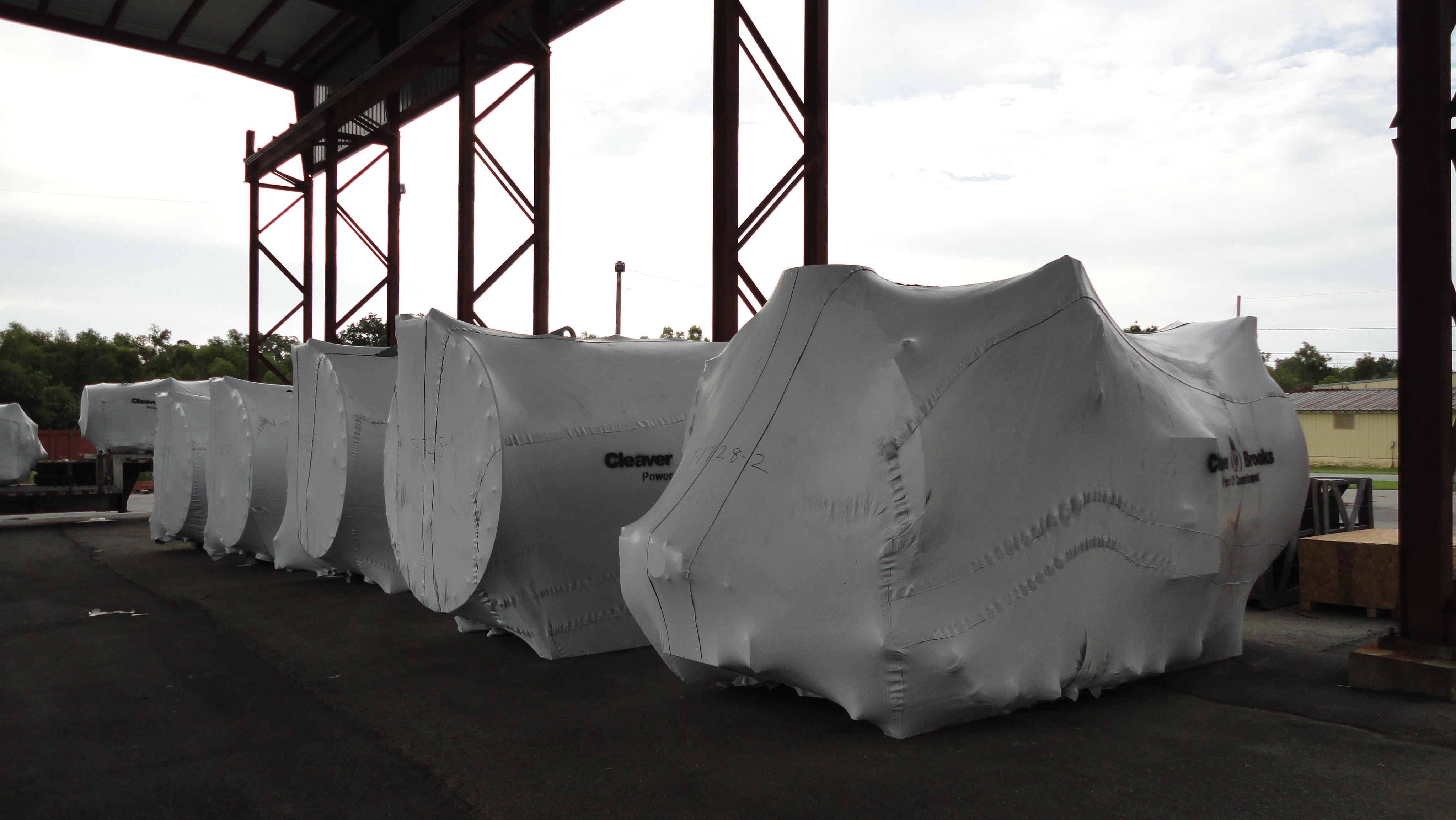 Griffolyn - Industrial Tarps & Covers - Boiler Covers By ...