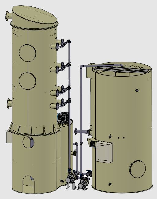 DBC Series - Biogas And Energy - Biogas Desulfurizer By Airdep Srl