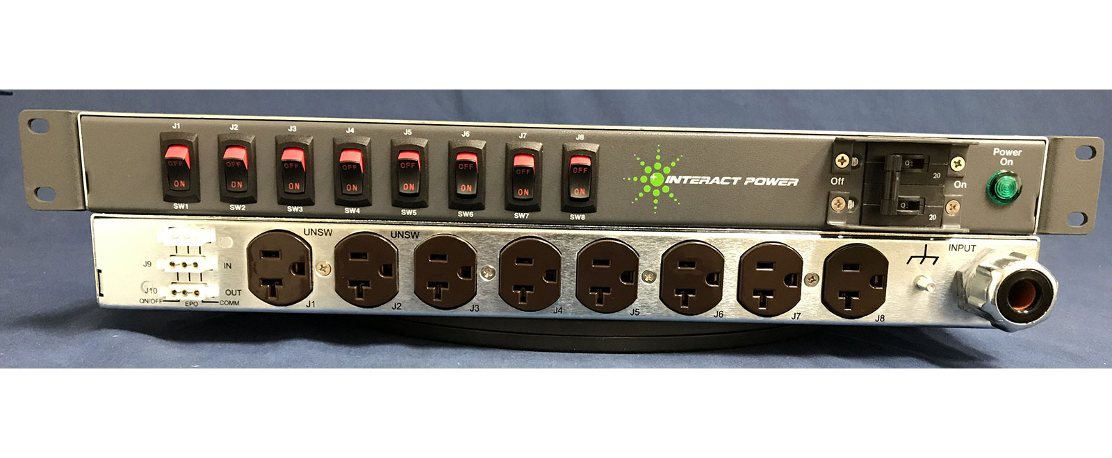 Interact Power 51112 Series 120VAC Single Phase 19” Rack Mount Power ...