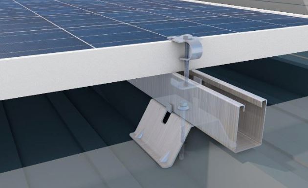 Solution For Trapezoidal Wave Roof Fixed To The Building Structure