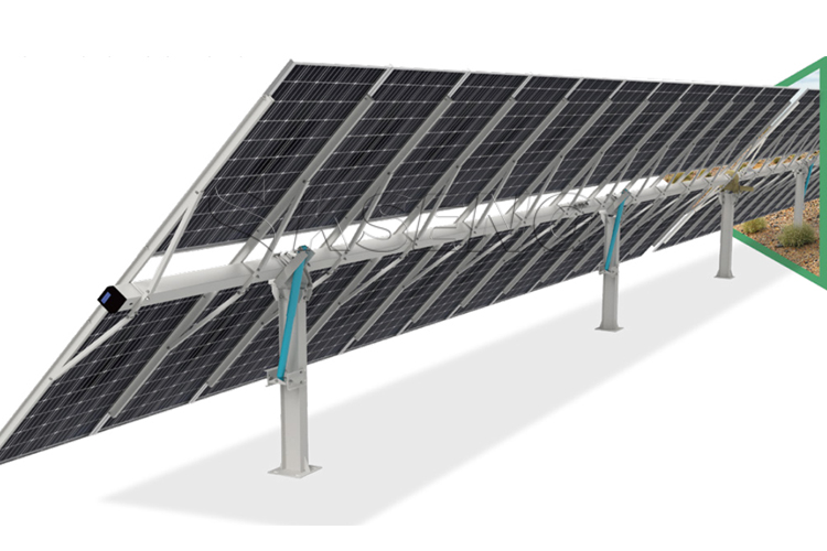 KSENG KST-2P Double Portrait Horizontal Single Axis Solar Tracking System