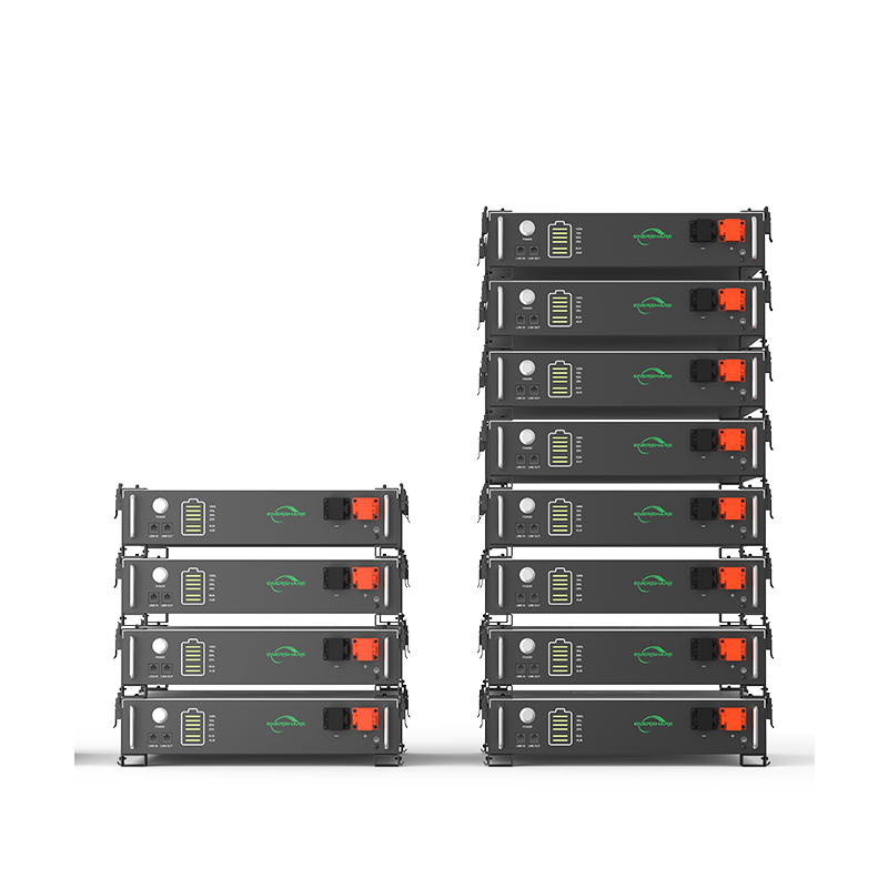 Enershare 2U 51.2V 100Ah Residential Rack Mounted Solar Lifepo4 Battery ...