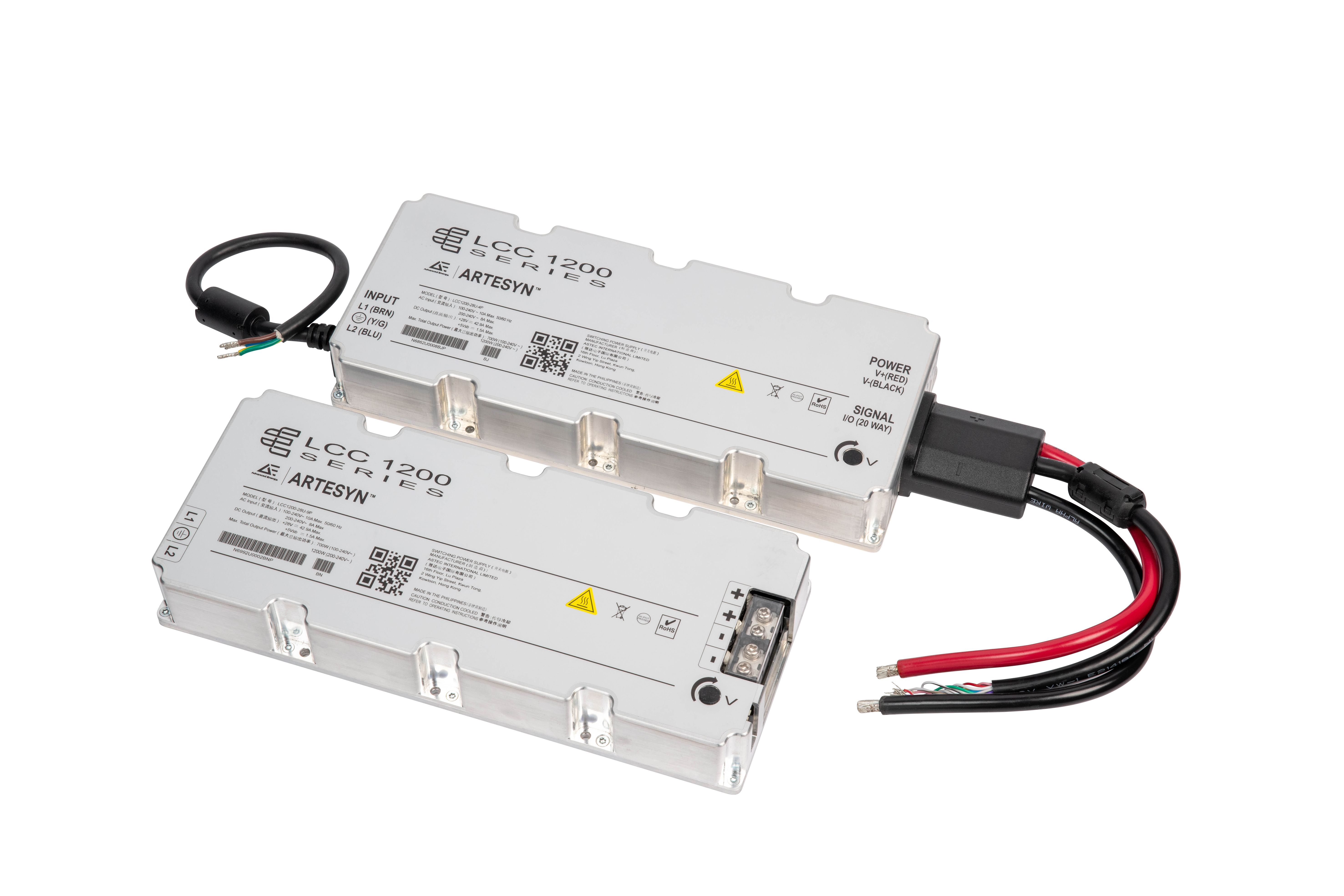 Advanced Energy Artesyn - LCC1200 Series 1200 W Conduction Cooled AC-DC ...