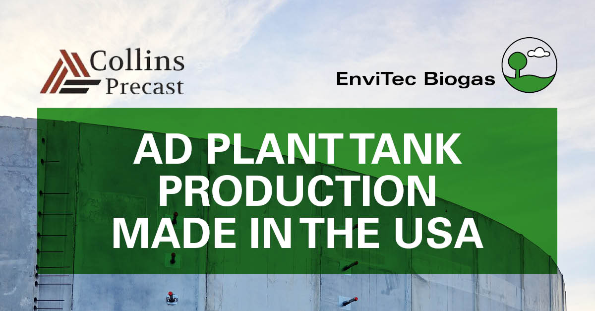 Envitec Biogas Accelerates US Tank Production Capabilities