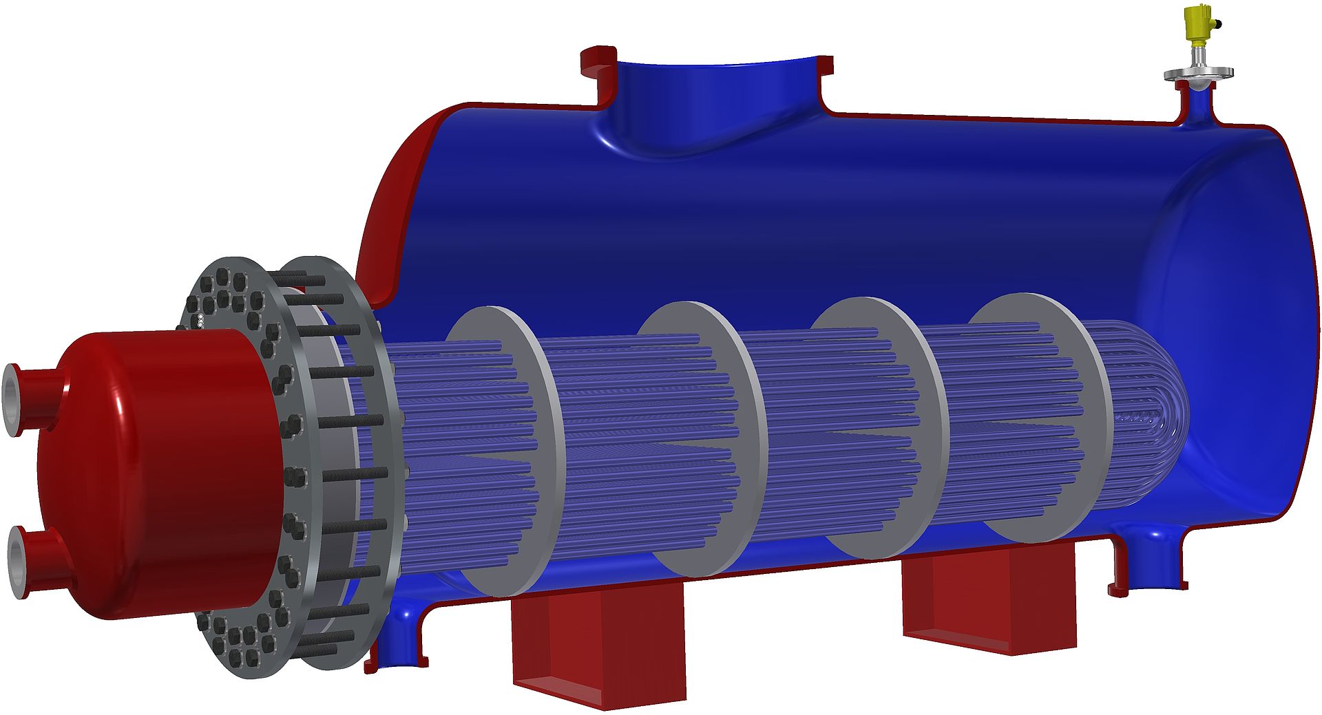 Thaletec Glass Lined Kettle Reboiler With Heat Exchanger