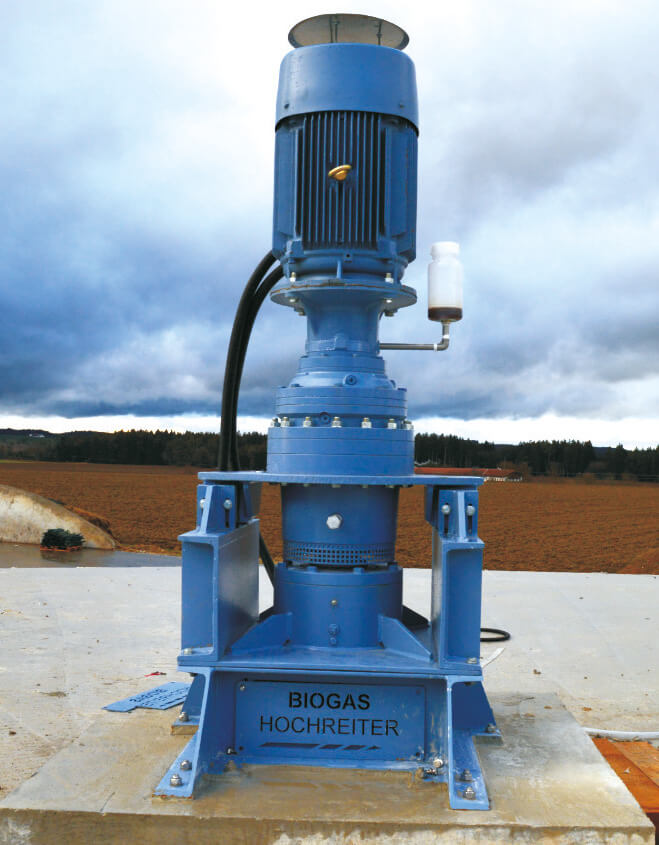 Agitator for Biogas Fermenting Containers - Standing Agitator ...