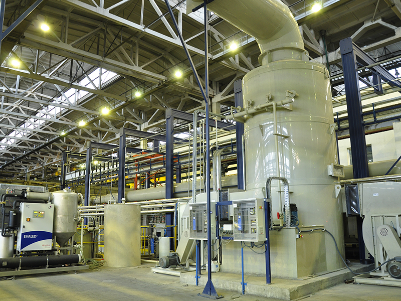 Waste Gas Washing Systems By Eksas Metal Plating Plants Ind.