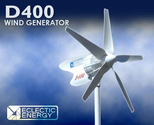 Eclectic Energy - D400 - Wind Generator By Eclectic Energy Limited