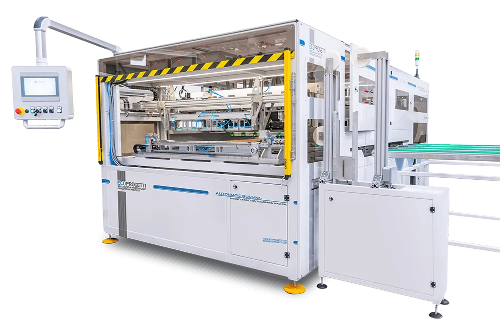 Ecoprogetti ECOBUSSING Automatic Bussing Machine For PV Panel