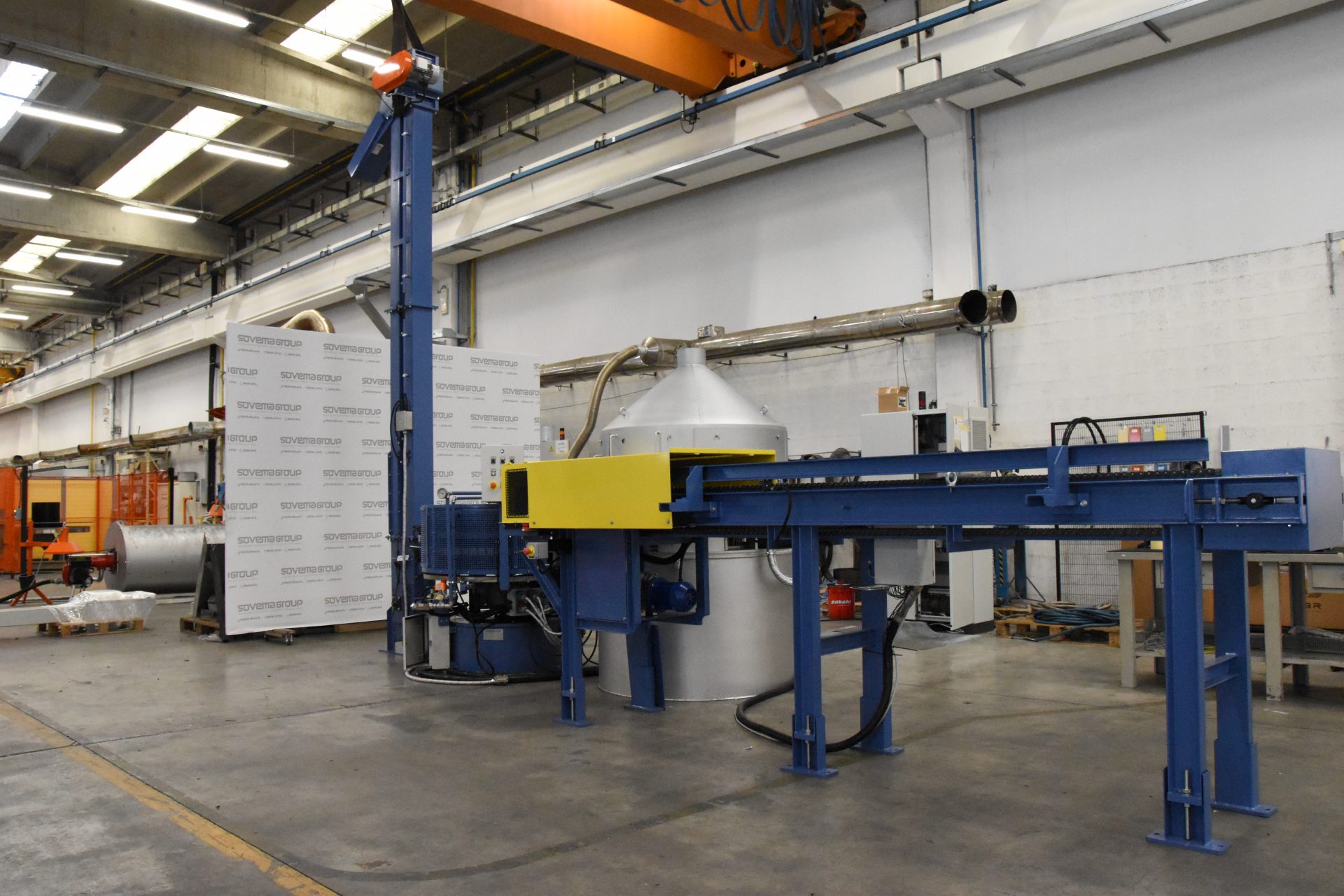 Sovema Lead Cylinder Casting Machine