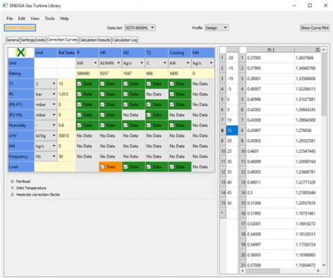 ENEXSA Gas Turbine Library Software