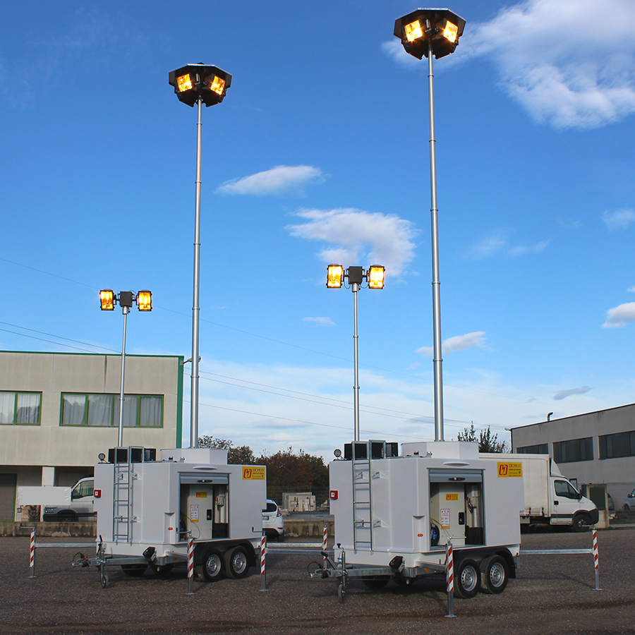 Diesel-Powered Light Towers By O.C.R.E.M. Srl