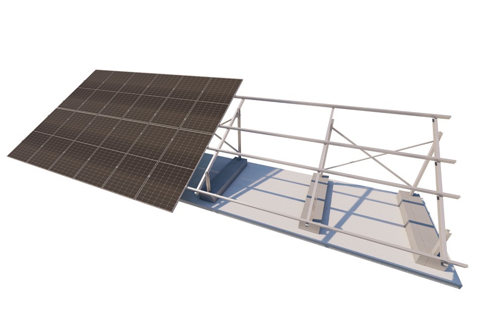 Alkor - Land Type Systems - Mounting System With 2 Vertical Panel ...