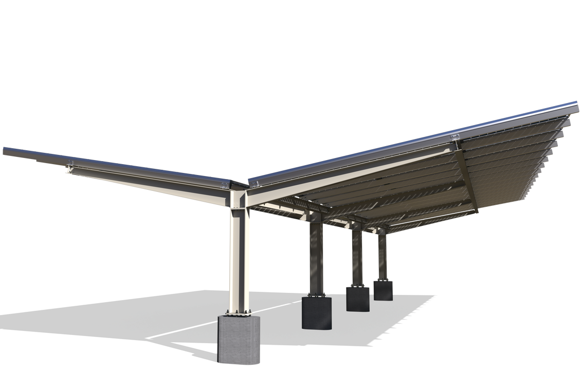 Sunpark Commercial - Carport - Ground Racking System For ...