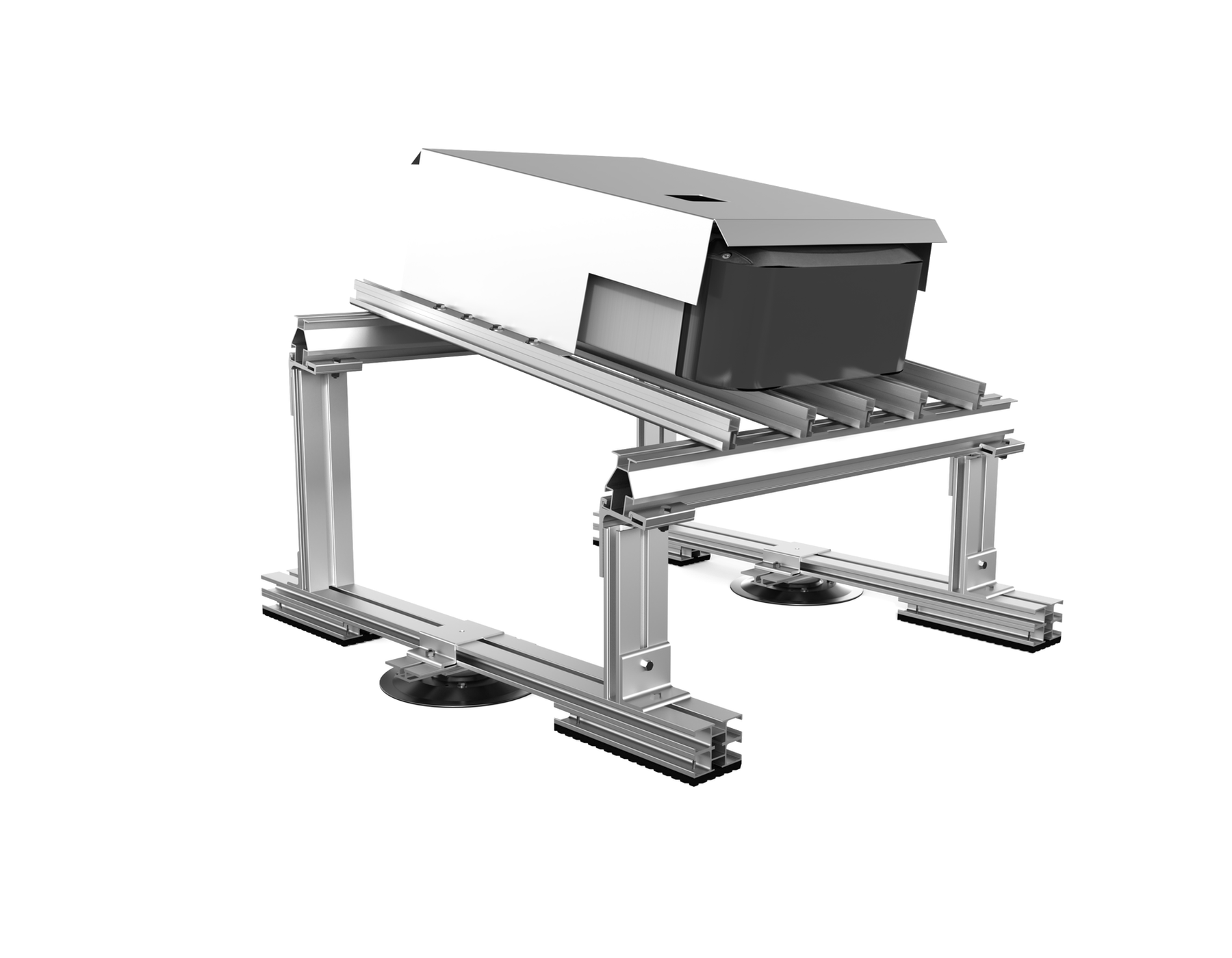 SunRail - IR - Flat Roof - Inverter Racking System by ...