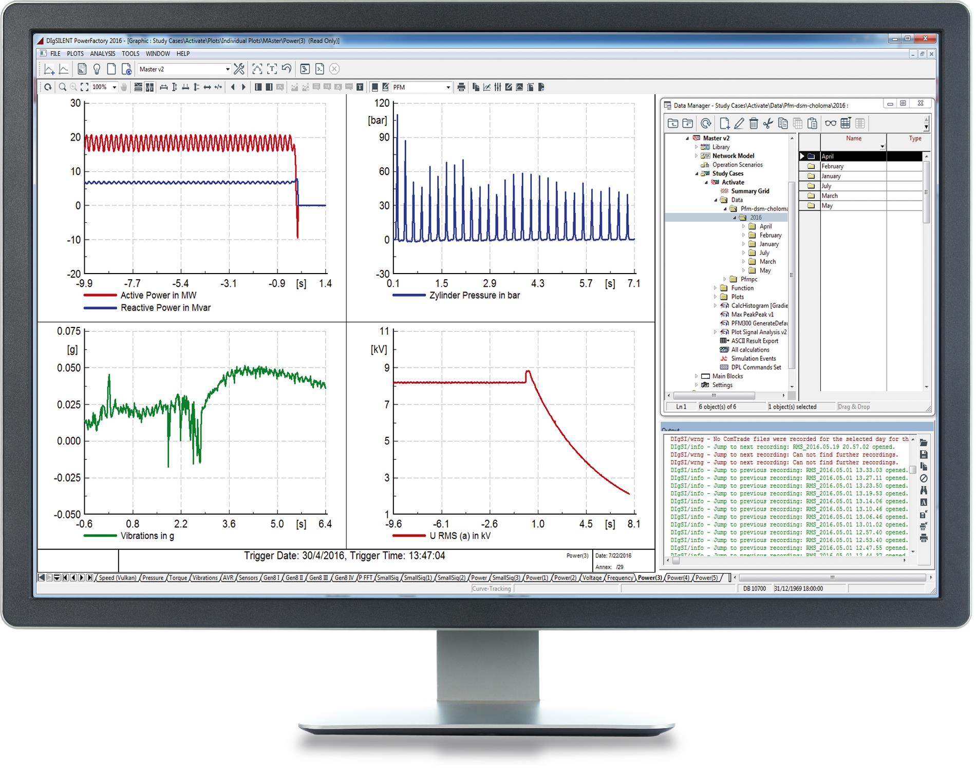 Digsilent Dynamic System & Network Performance Monitor (DSM) Software