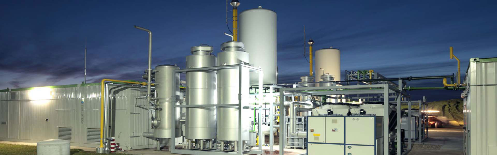 Plants for Upgrading and Injection Into Natural Gas Grid