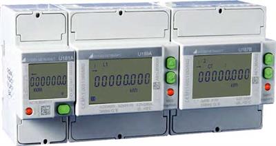 U181, U187, U189 Energy Meters For 4 Quadrants, 2 Tariffs, Calibrated